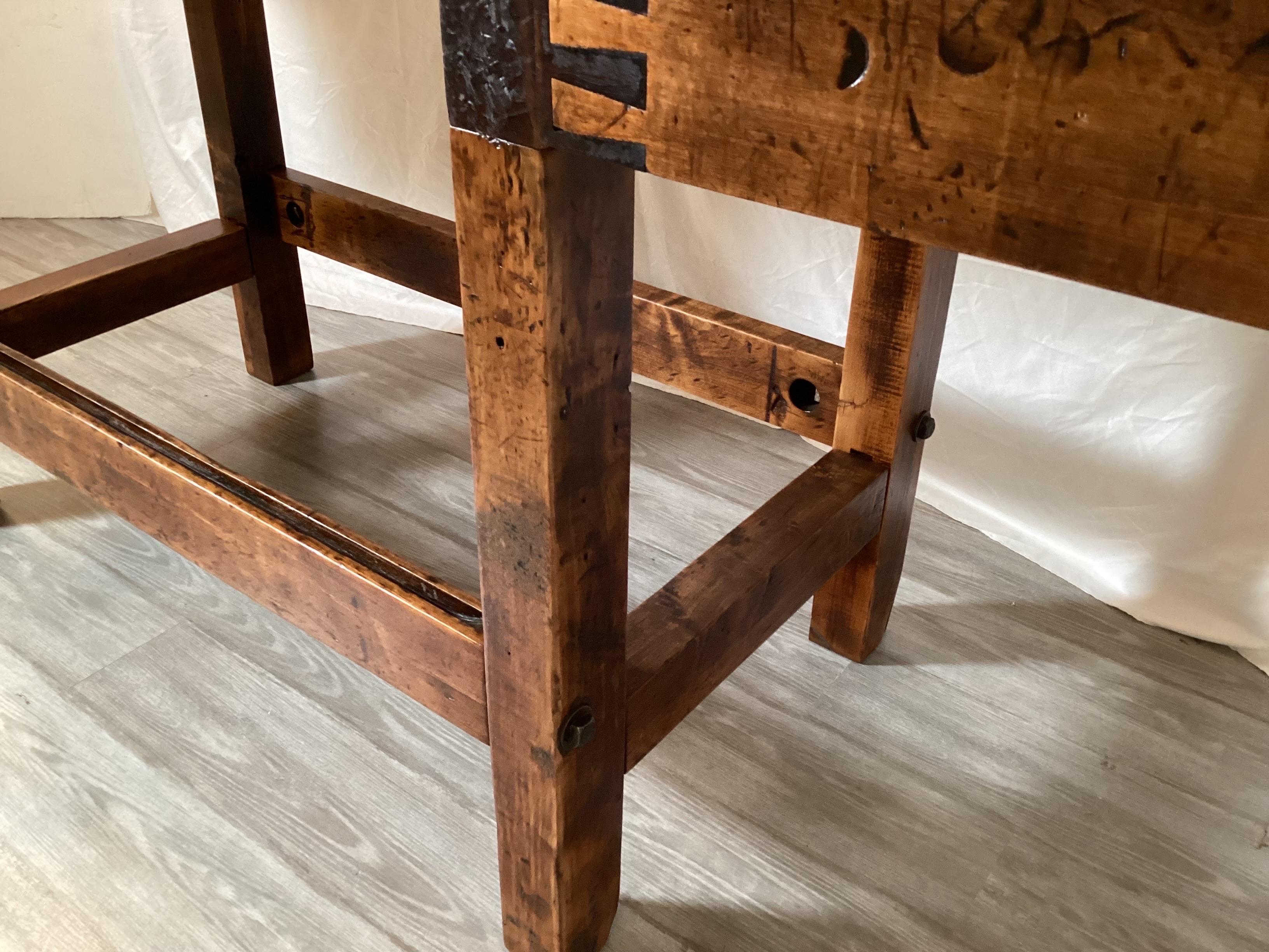 Early 20th Century Carpenters Work Bench at 1stDibs
