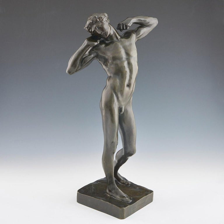 Early 20th Century Cast of 'the Sluggard' by Frederic Lord Leighton ...
