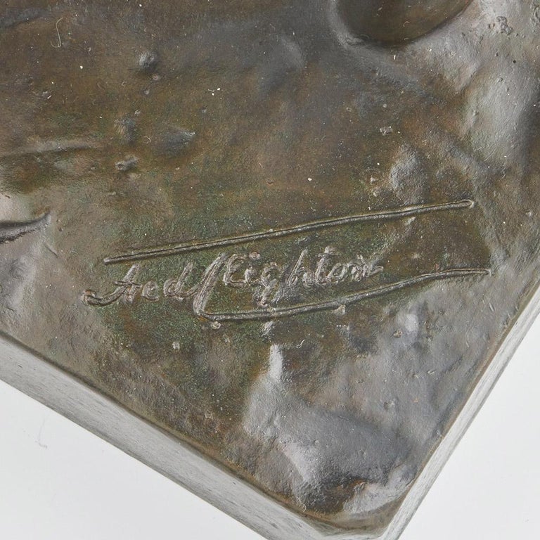 Early 20th Century Cast of 'the Sluggard' by Frederic Lord Leighton ...