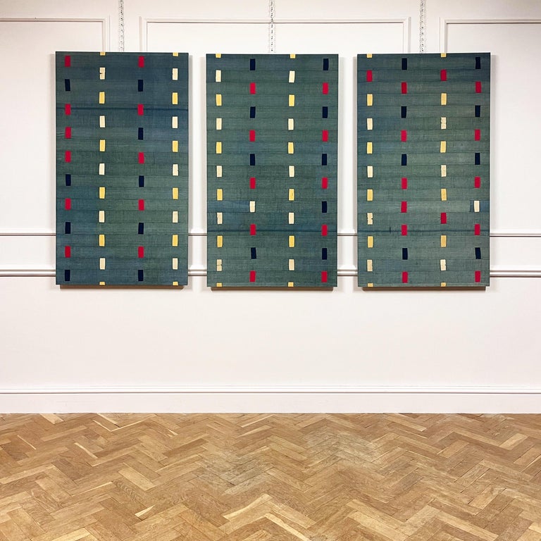 Early Twentieth Century Ivory Coast Textile Triptych For Sale at 1stDibs