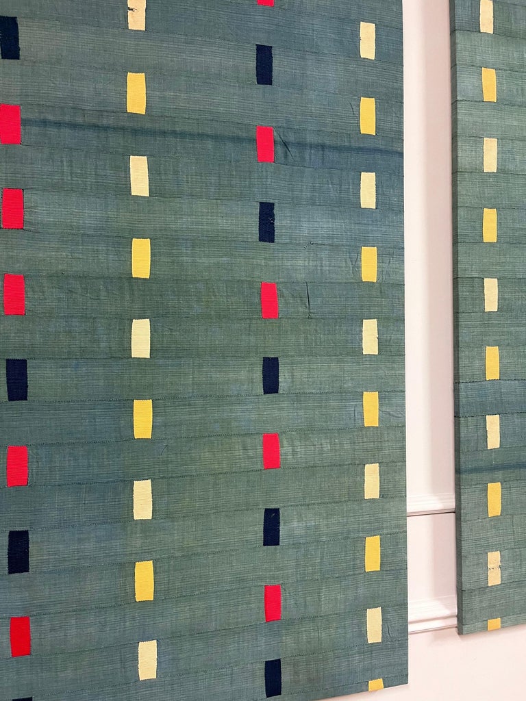 Early Twentieth Century Ivory Coast Textile Triptych For Sale at 1stDibs