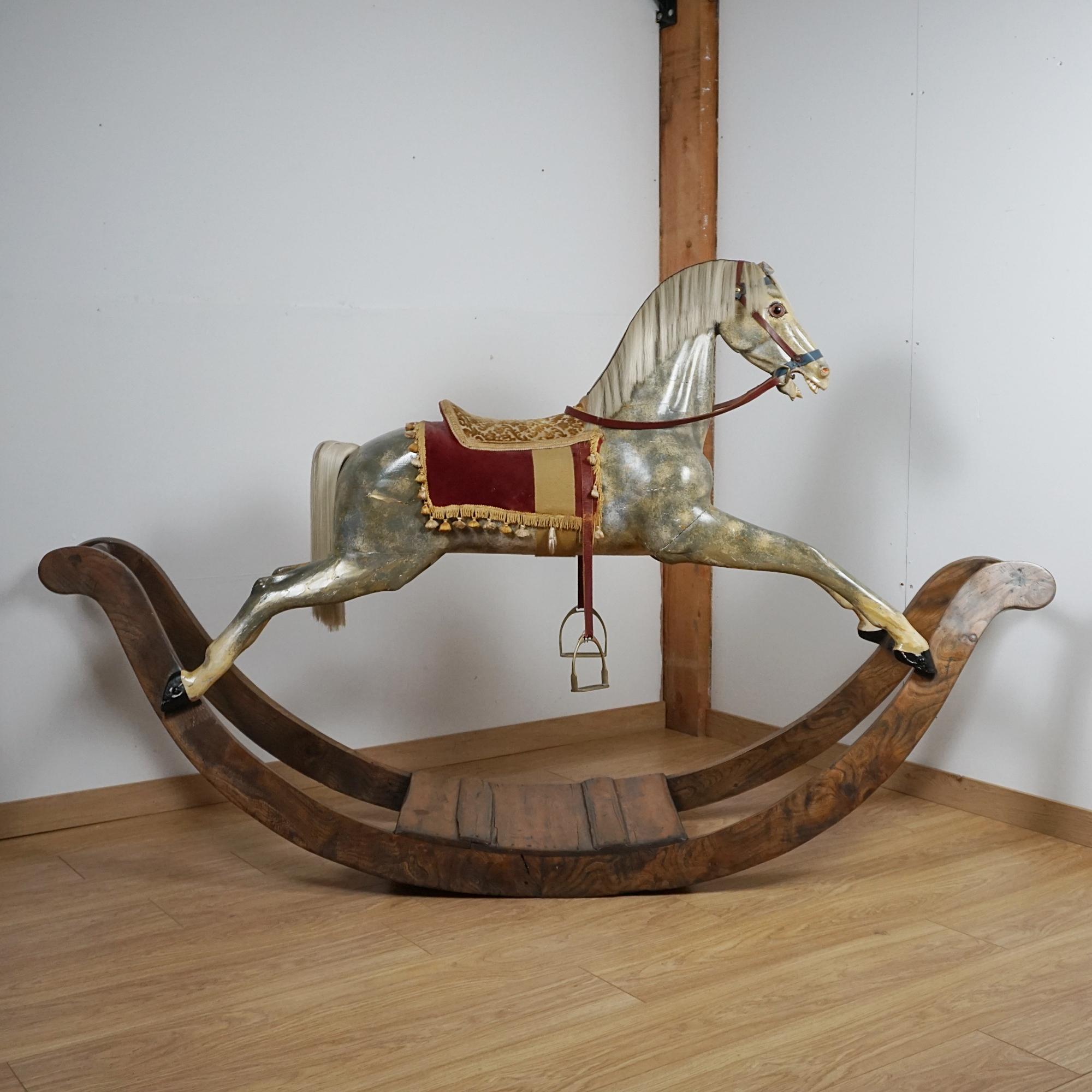 An Early Victorian Carousel Rocking Horse at 1stDibs