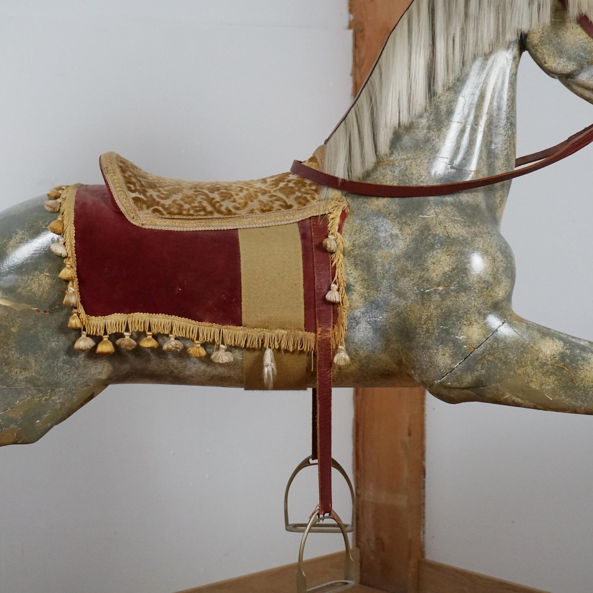 An Early Victorian Carousel Rocking Horse at 1stDibs