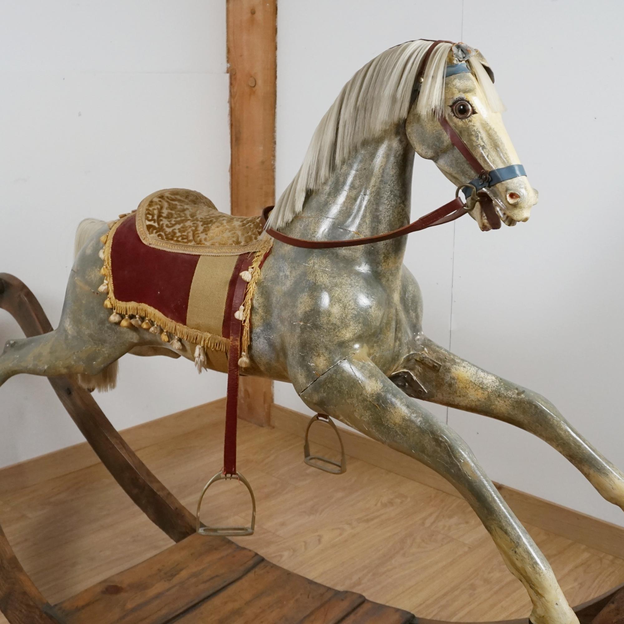An Early Victorian Carousel Rocking Horse at 1stDibs