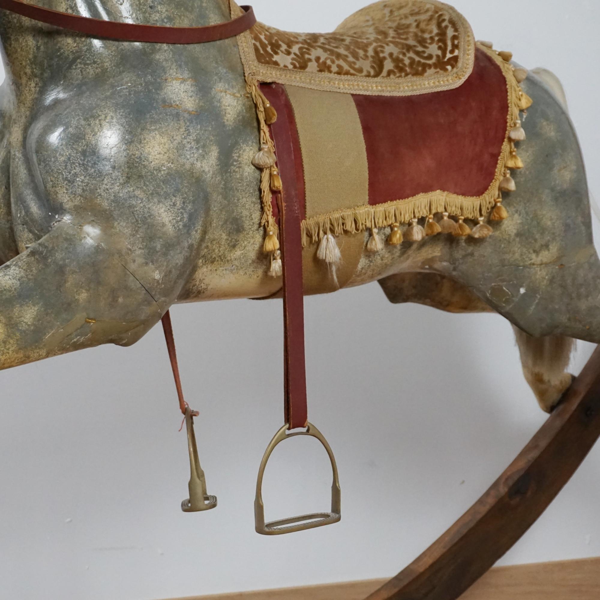 An Early Victorian Carousel Rocking Horse at 1stDibs