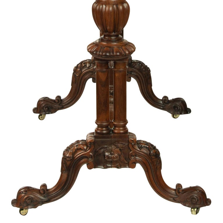 Early Victorian Rosewood Reading Table For Sale at 1stDibs