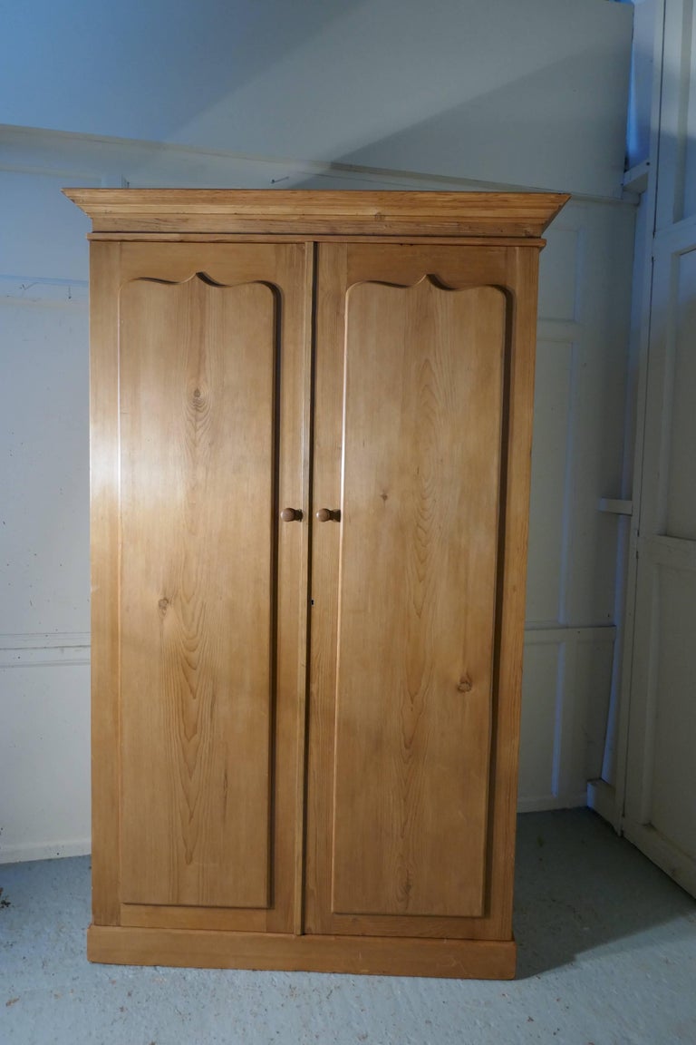 Early Victorian Stripped Pine Wardrobe at 1stdibs