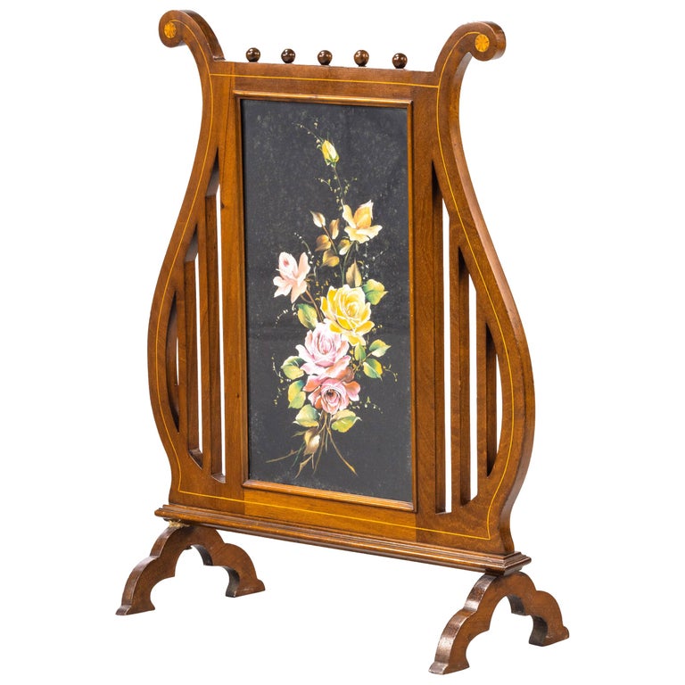 Edwardian Period Fire Screen at 1stDibs