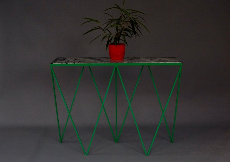 Elegant Pair of Console Tables with Granite / Marble Table Top ...