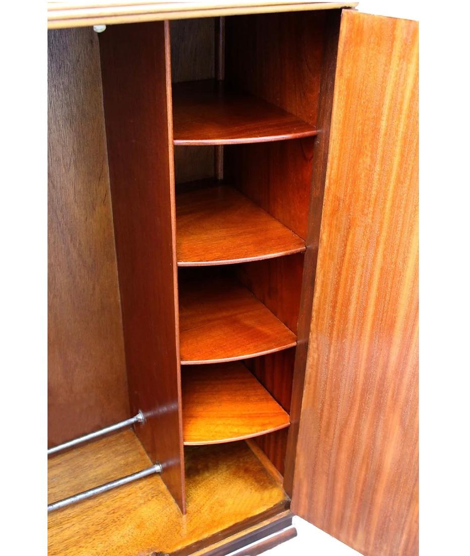 An English Art Deco Blonde Figured Walnut Tallboy, c1930 For Sale at ...