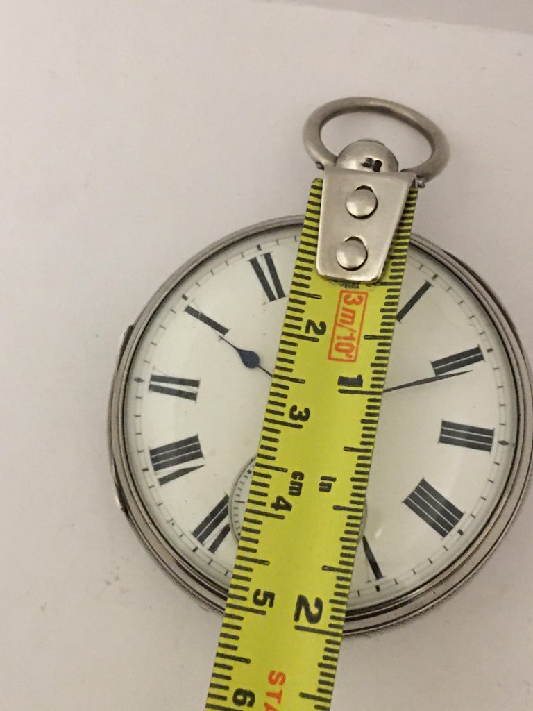 English Lever Fusee Silver Pocket Watch, circa 1866 For Sale at 1stDibs