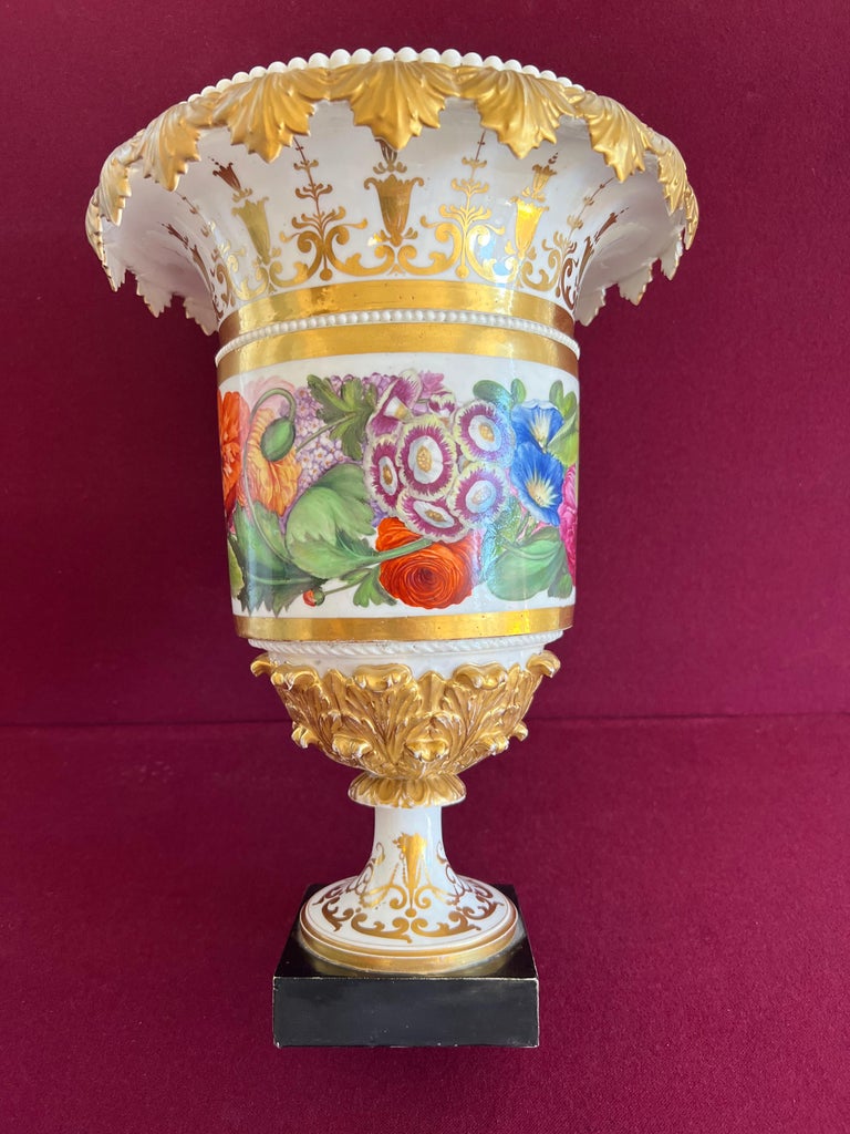 English Porcelain Vase C.1820 Attributed to Grainger's Worcester For ...