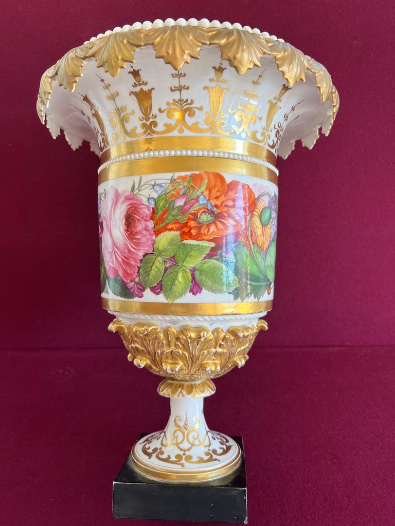 English Porcelain Vase C.1820 Attributed to Grainger''s Worcester For ...