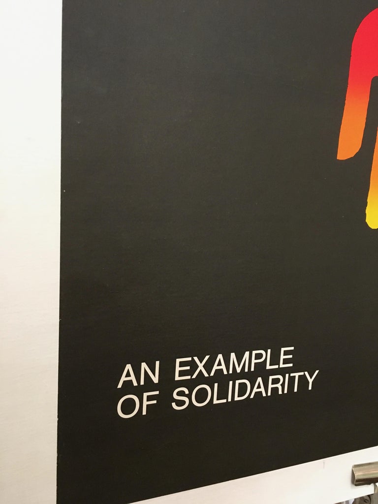 'An Example of Solidarity - Council of Europe' Original Vintage Poster ...