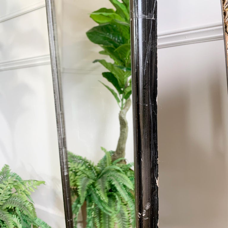 Exceedingly Tall and Elegant Victorian Ebonised Tailors Mirror For Sale ...