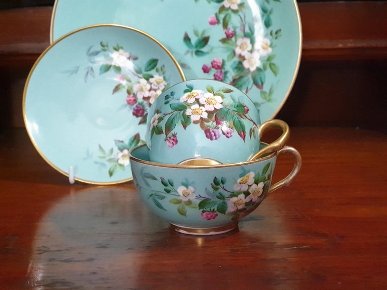 Floral Brown Westhead and Moore 'Brownfield' Trio For Sale at 1stDibs ...