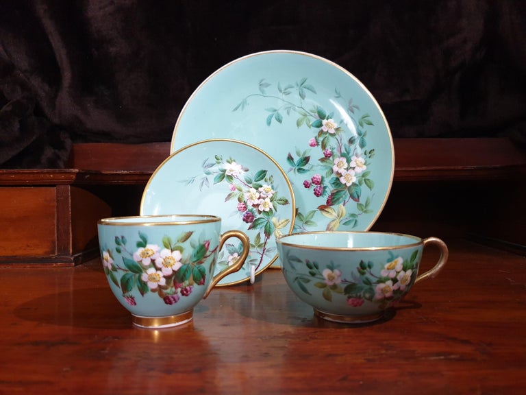 Floral Brown Westhead and Moore 'Brownfield' Trio For Sale at 1stDibs ...