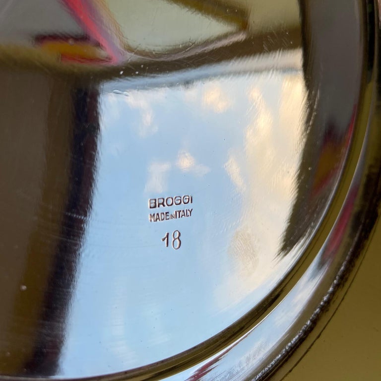 A large Gio Ponti silver plated deep vegetables or soup tureen for ...