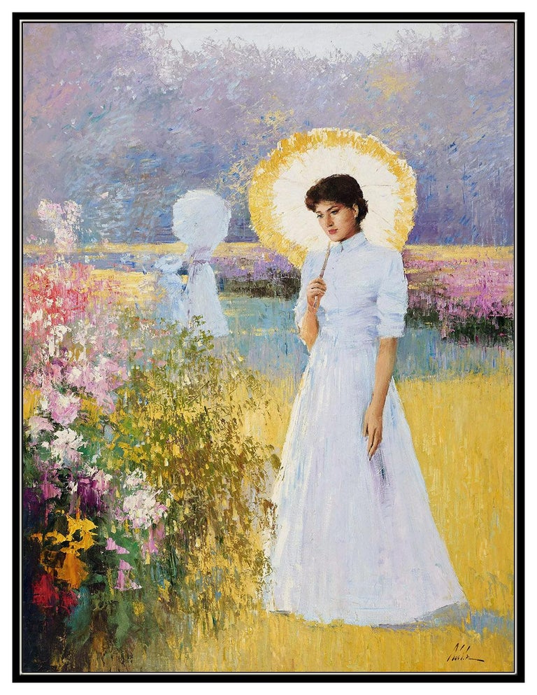 An He - An He Large Original Painting Oil On Canvas Signed Hans Amis ...