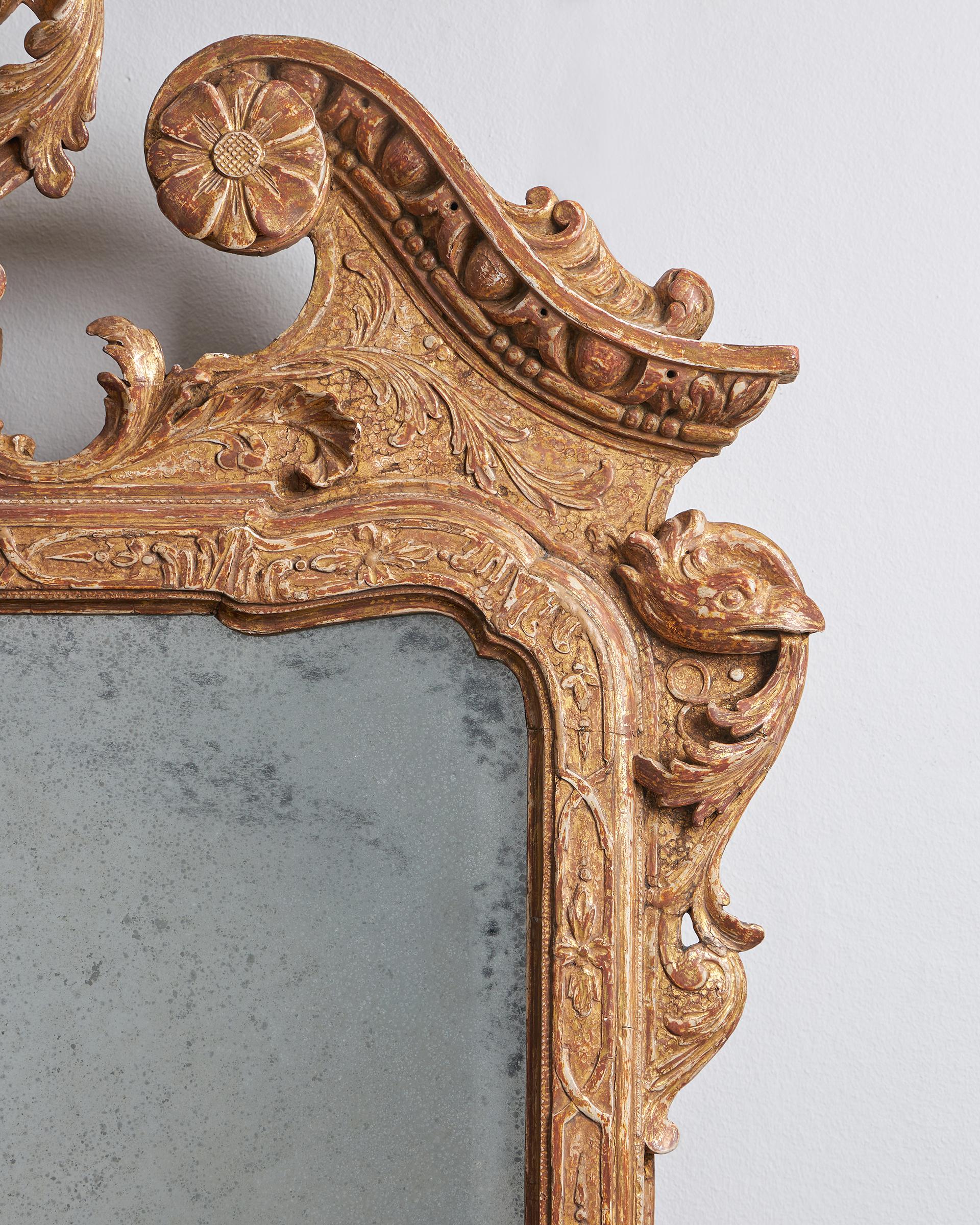 Important 18th Century George I Gilt Gesso Mirror, circa 1725 For Sale ...