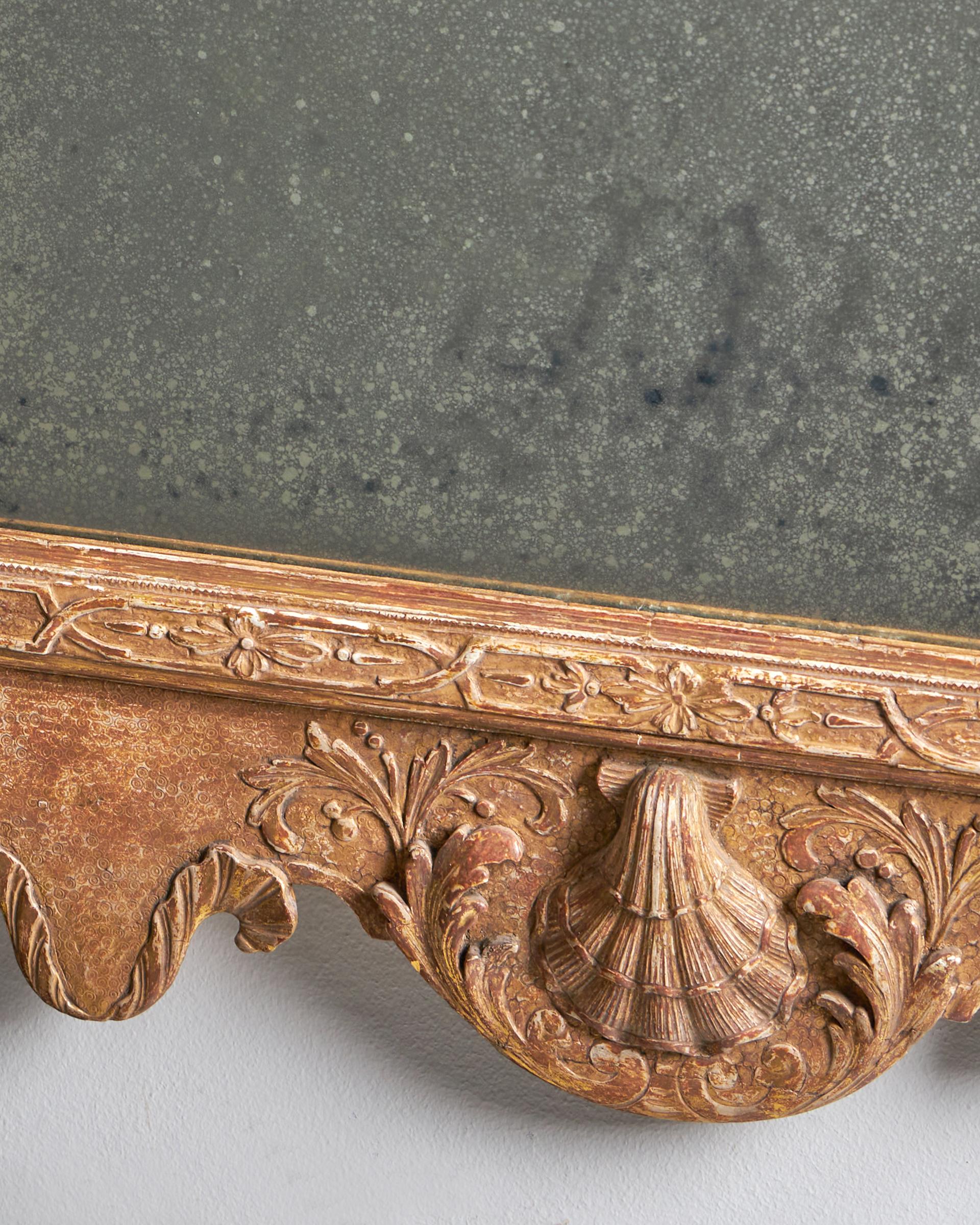 Important 18th Century George I Gilt Gesso Mirror, circa 1725 For Sale ...