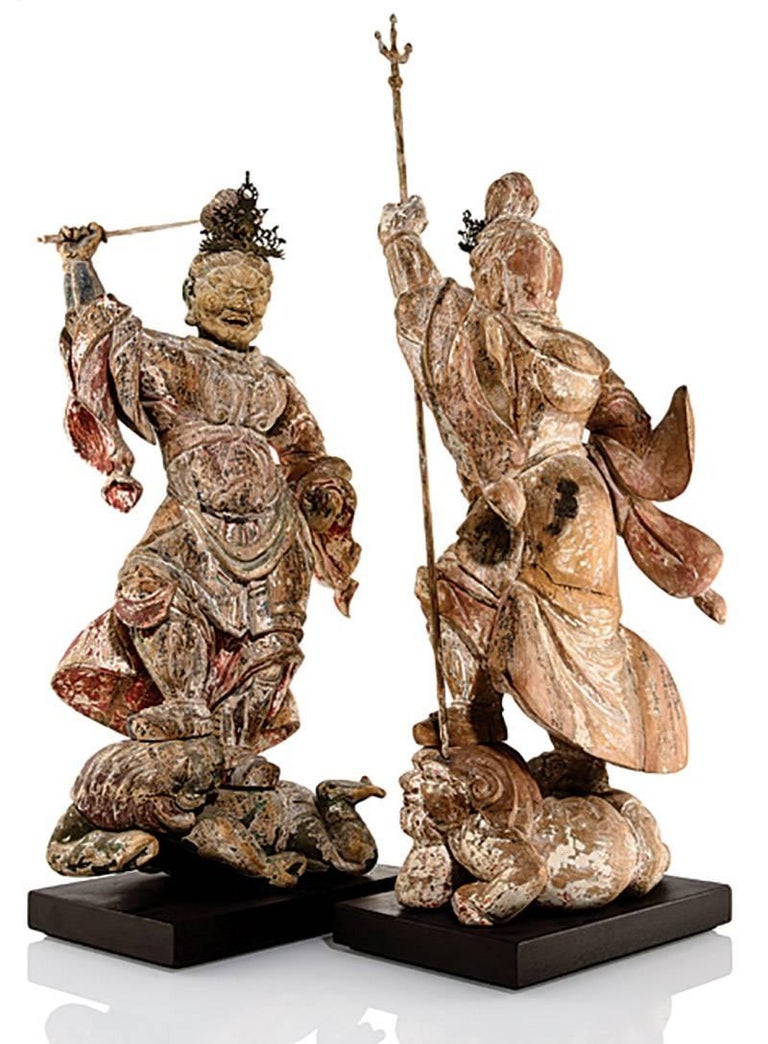 An Important and Very Rare Group of the Shitenno For Sale at 1stDibs