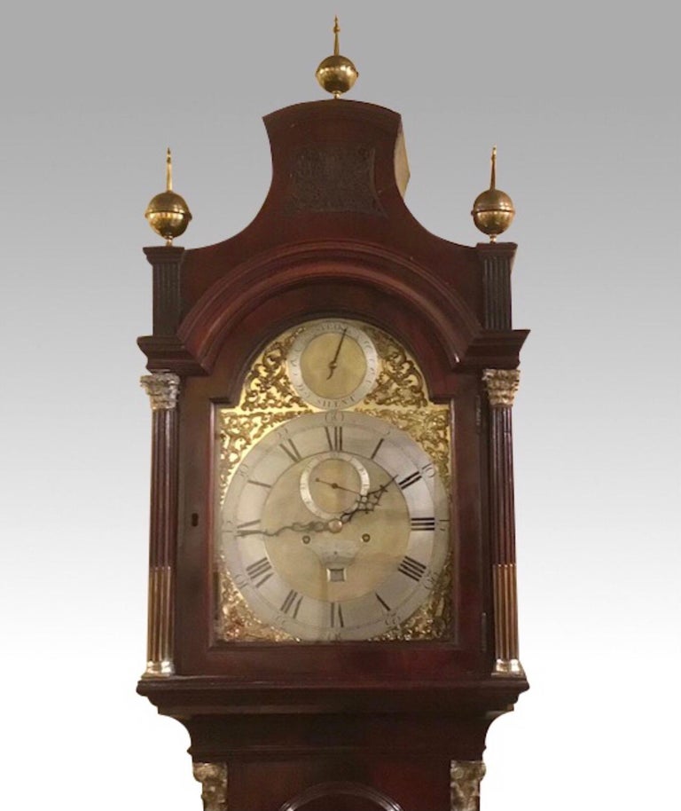 Important George III Mahogany Longcase Clock, Thomas Mudge, London ...