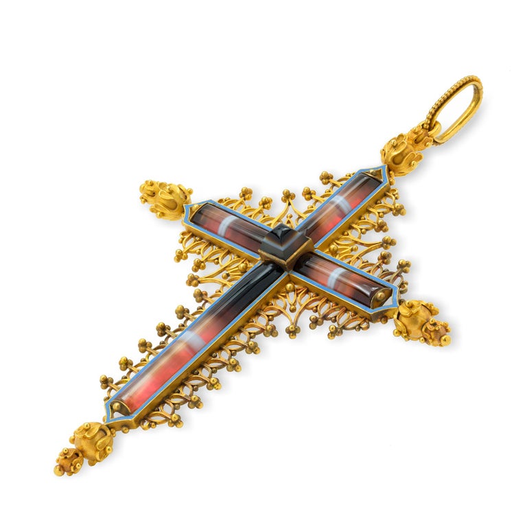 Important Gothic Revival Cross by Robert Phillips For Sale at 1stDibs