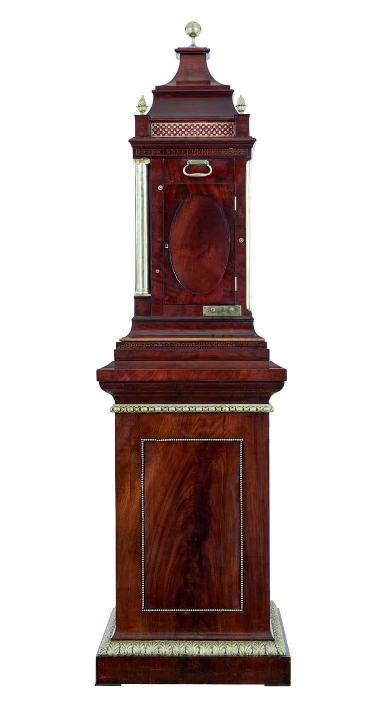 Important Regency Period Mahogany Case Musical Organ Clock at 1stDibs