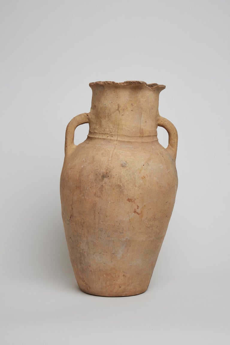 Imposing Group of 3 Ancient Terracotta Jars For Sale at 1stDibs