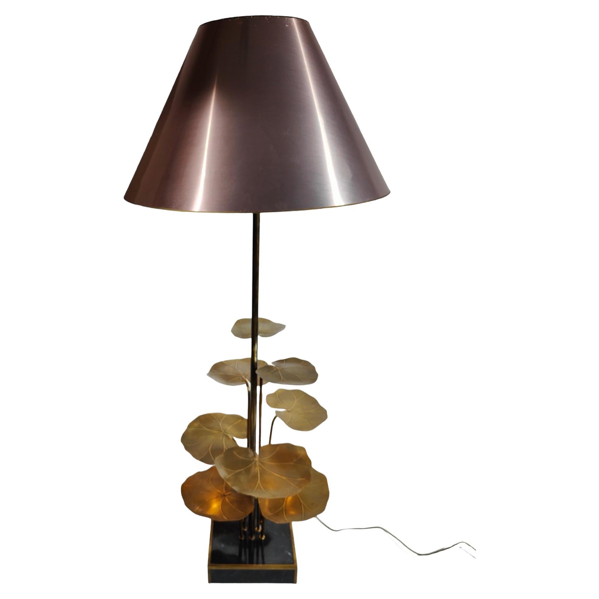 Tripode Brass Floor Lamp with 3 Arms, French Work by Maison Jansen For ...