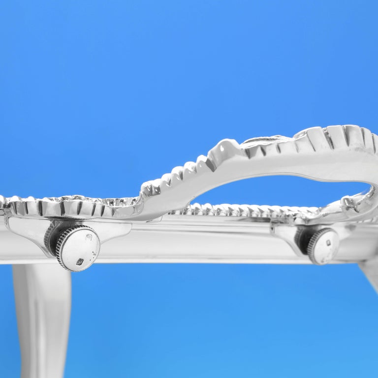 An Incredible, and likley Unique, English Sterling Silver Table - Made ...