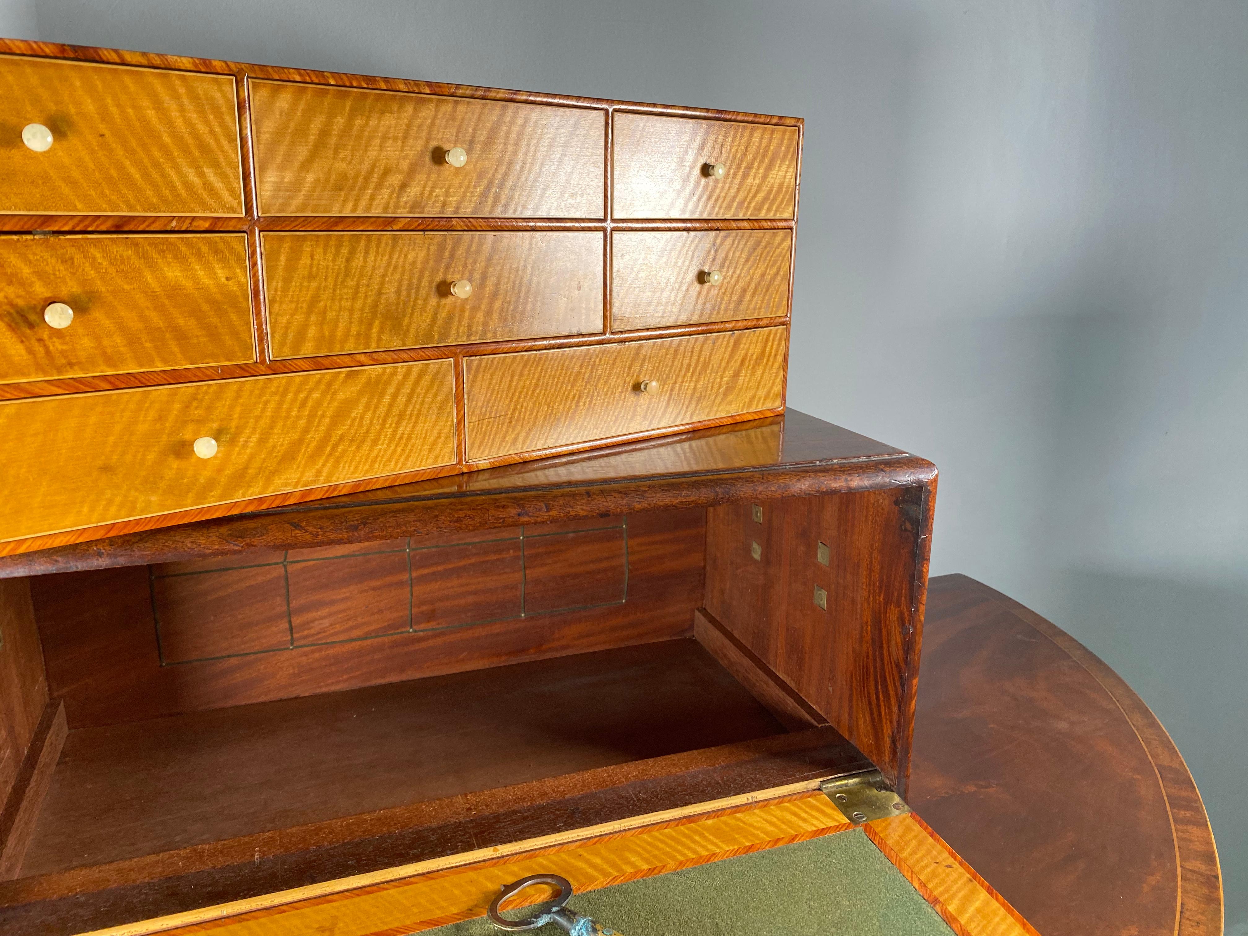 Incredible Georgian Travelling Box with Hidden Locking Mechanism For ...