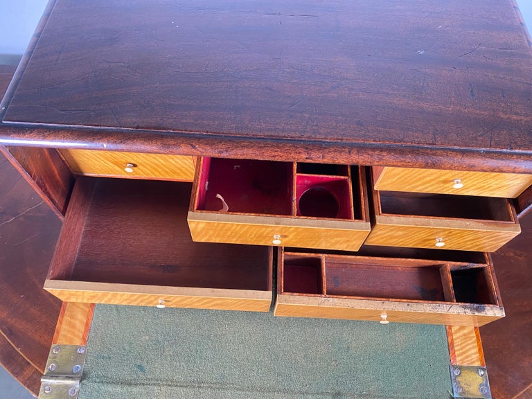 Incredible Georgian Travelling Box with Hidden Locking Mechanism For ...