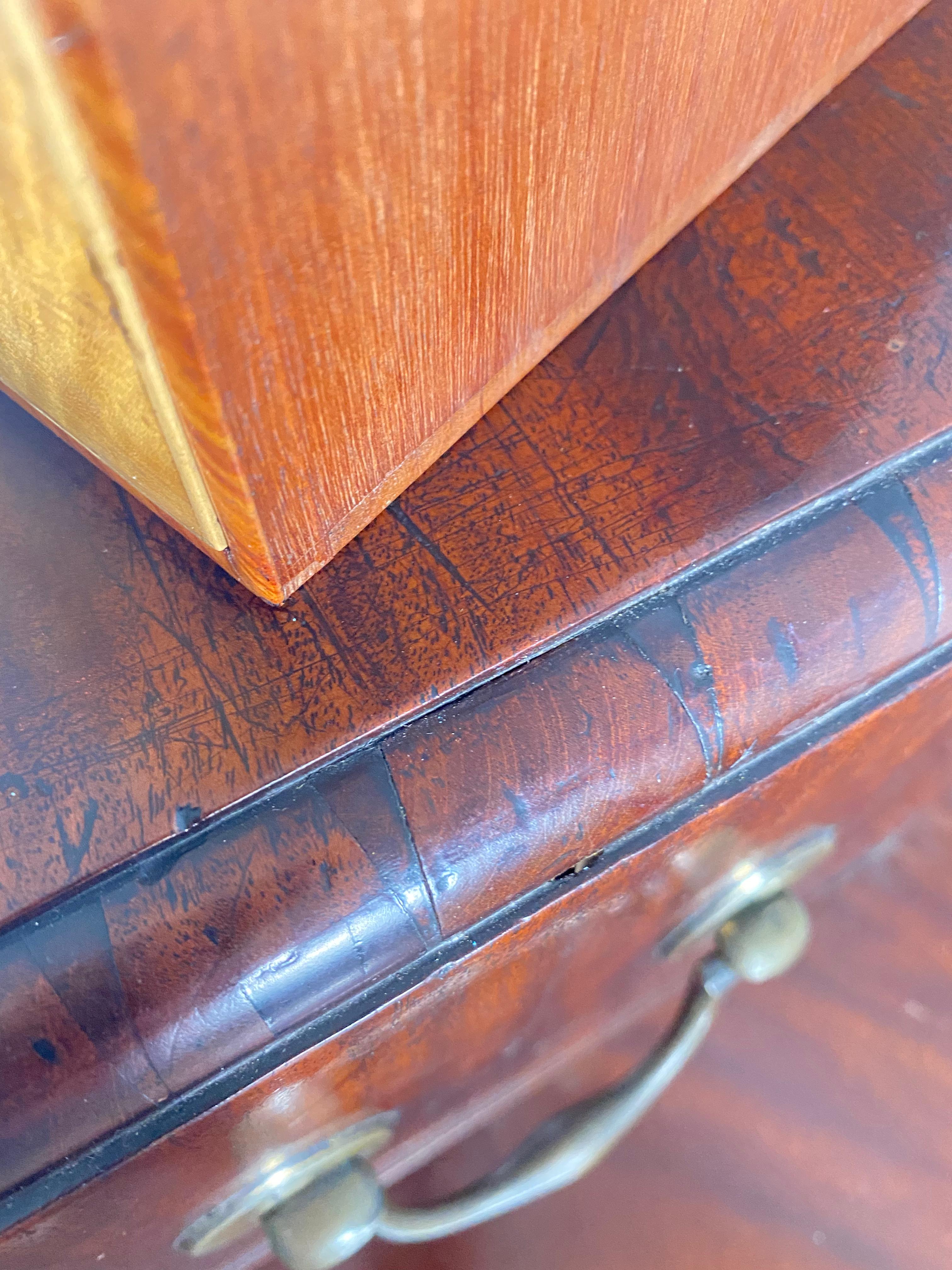 Incredible Georgian Travelling Box with Hidden Locking Mechanism For ...