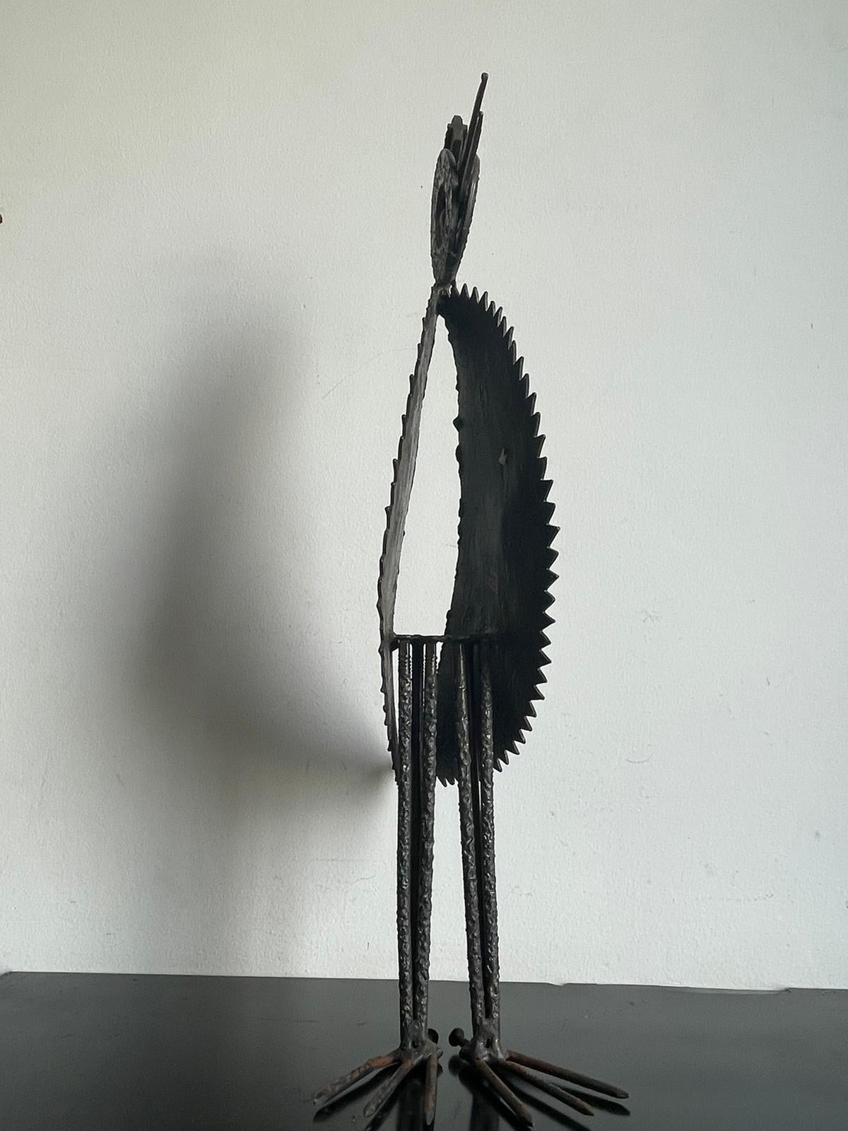Iron Bird Sculpture For Sale at 1stDibs