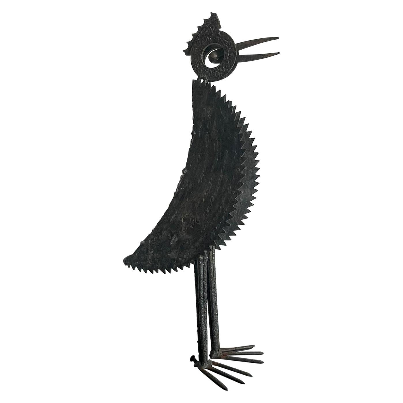 Iron Bird Sculpture For Sale at 1stDibs