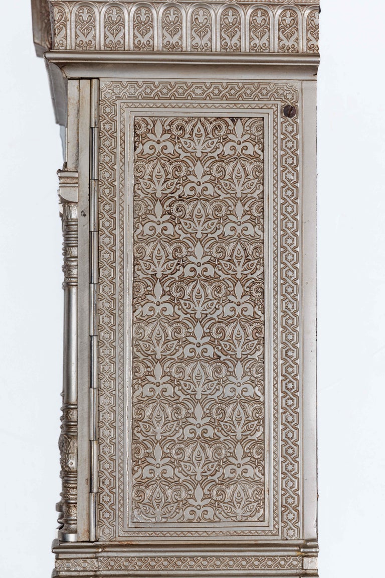 Islamic "Alhambra" Silvered Bronze Quran Cabinet in the Islamic Nasrid ...
