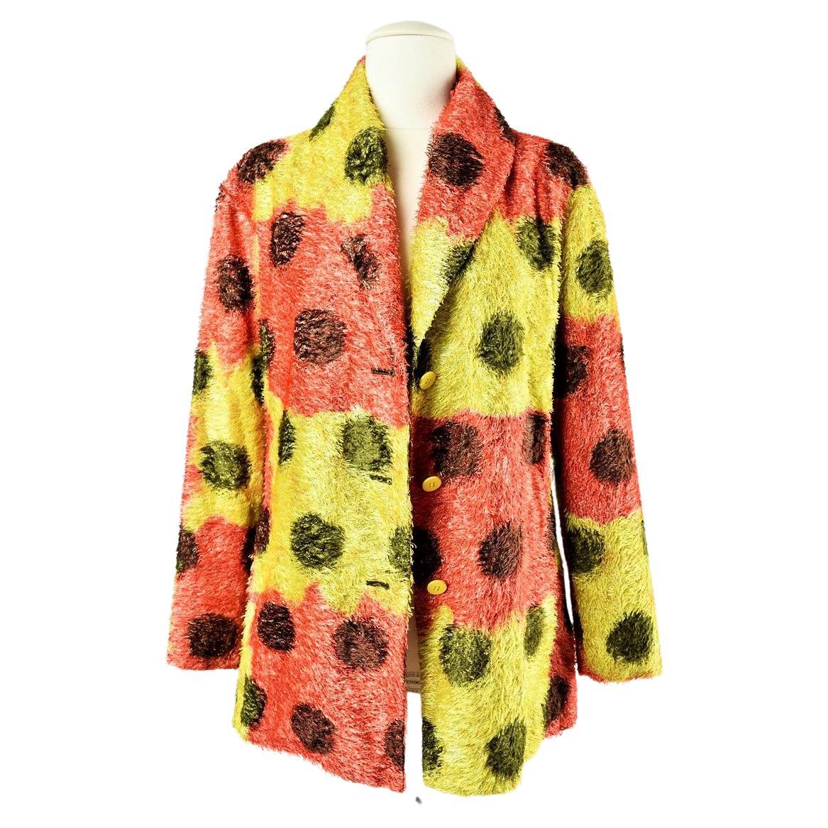 Issey Miyake Pleated Burlap Jacket at 1stDibs