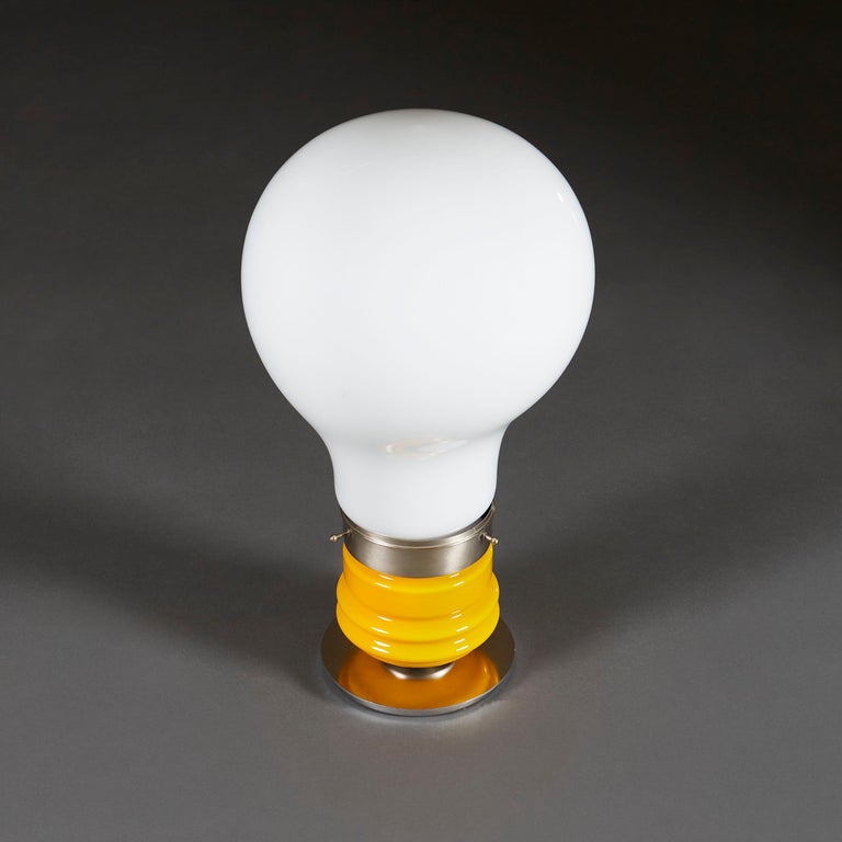 Italian 1970's Giant Light Bulb For Sale at 1stDibs
