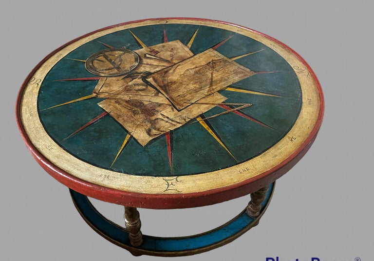 An Italian Cartographers Coffee Table For Sale at 1stDibs