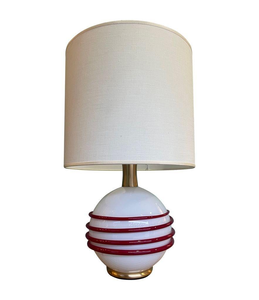 An Italian Murano glass lamp by La Murrina with internal light For Sale ...