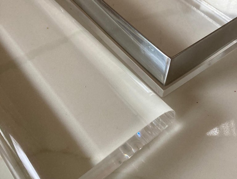 An Italian perspex and chrome box by Felice Antonio Botta For Sale at ...