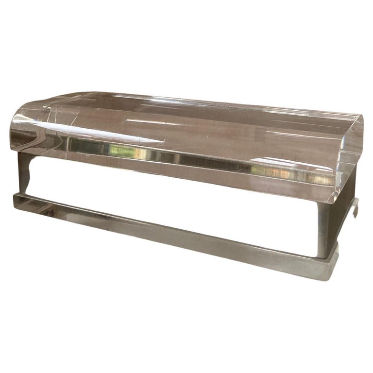 An Italian perspex and chrome box by Felice Antonio Botta For Sale at ...