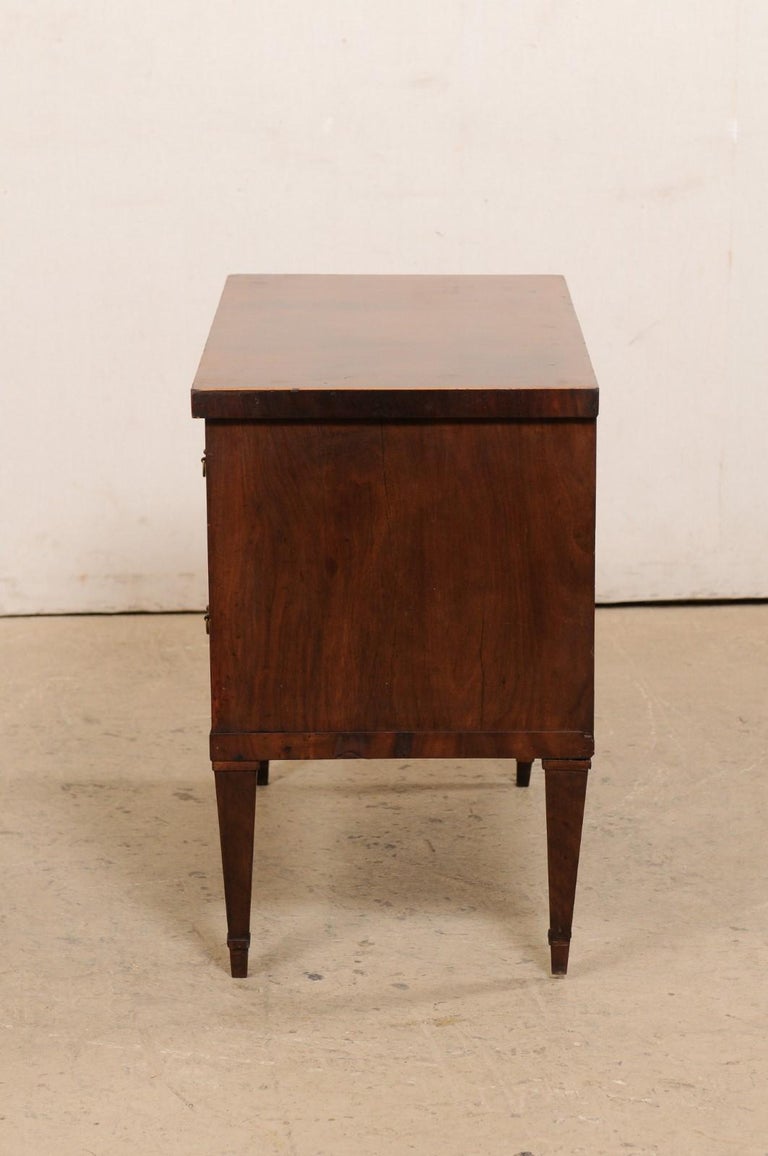 Italian Raised Two-Drawer Chest, with Lovely Matchbook Veneers, circa ...