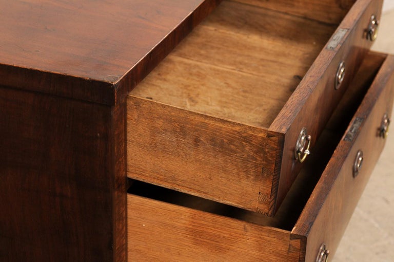 Italian Raised Two-Drawer Chest, with Lovely Matchbook Veneers, circa ...