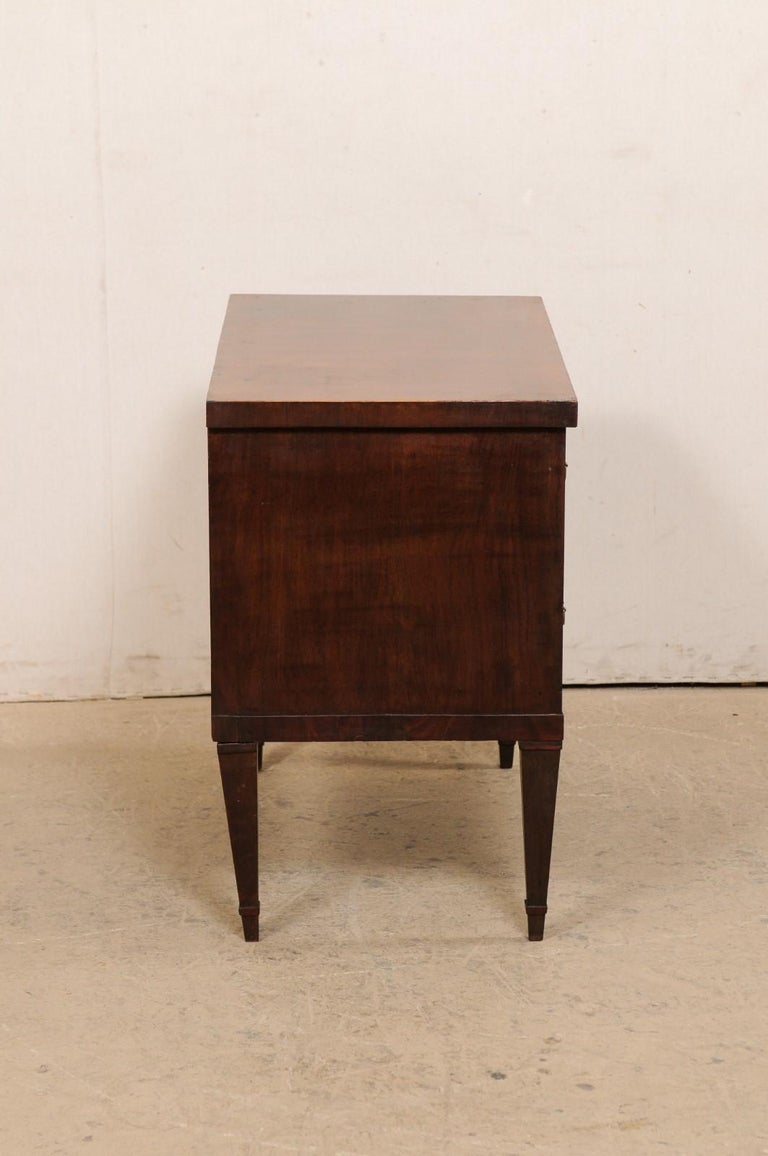 Italian Raised Two-Drawer Chest, with Lovely Matchbook Veneers, circa ...