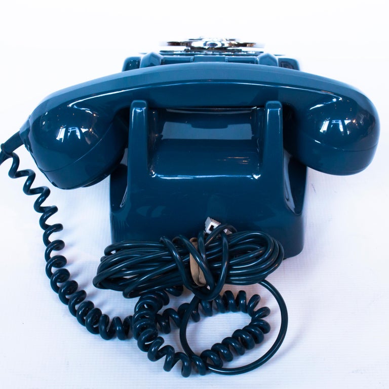 Original 1963 GPO Model 706 Telephone in Blue, Original Nylon Carrying ...