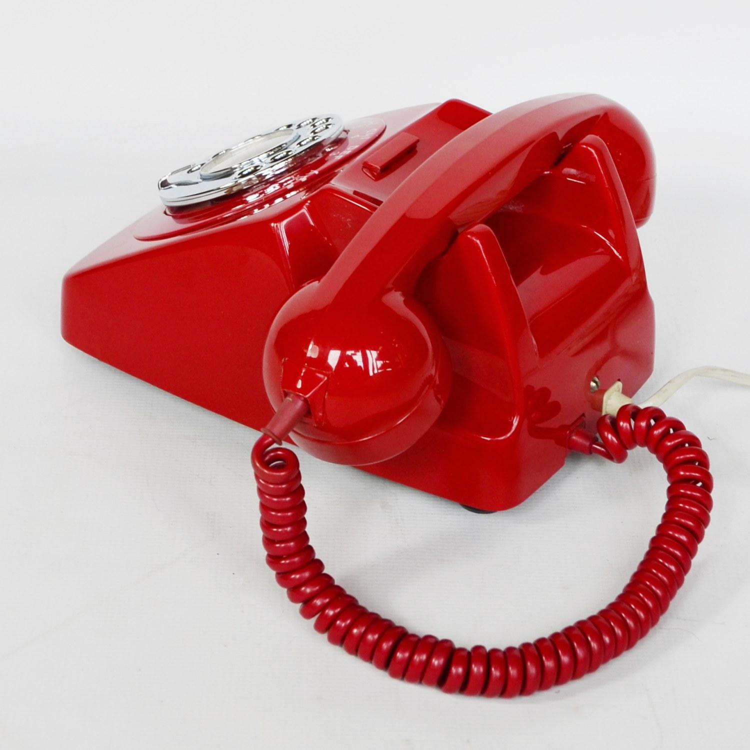 Original 1970s Red GPO Model 746L Telephone Full Working Order For Sale ...
