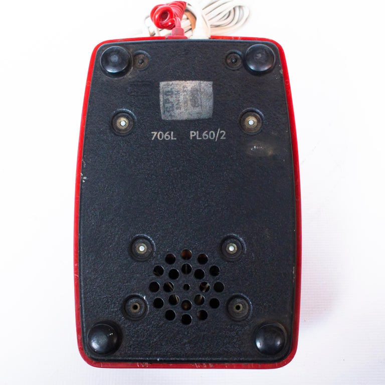 Original 1972 GPO Model 746 Telephone in Red, Original Nylon Carrying ...